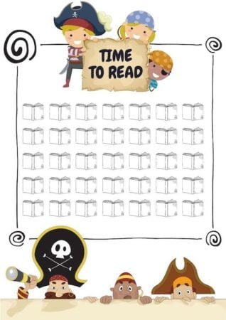 Reading Tracker Printable for Kids - Digital Hygge