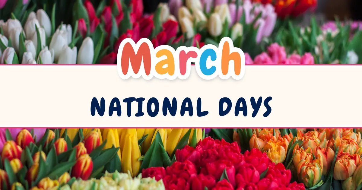 National Days in March - Digital Hygge