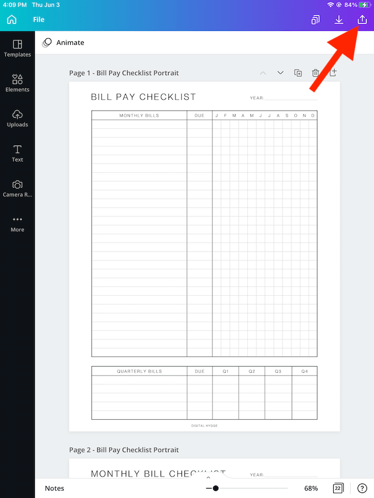 How to Save Your Canva Design As a PDF