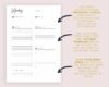 Undated Daily Planner Printable - Digital Hygge