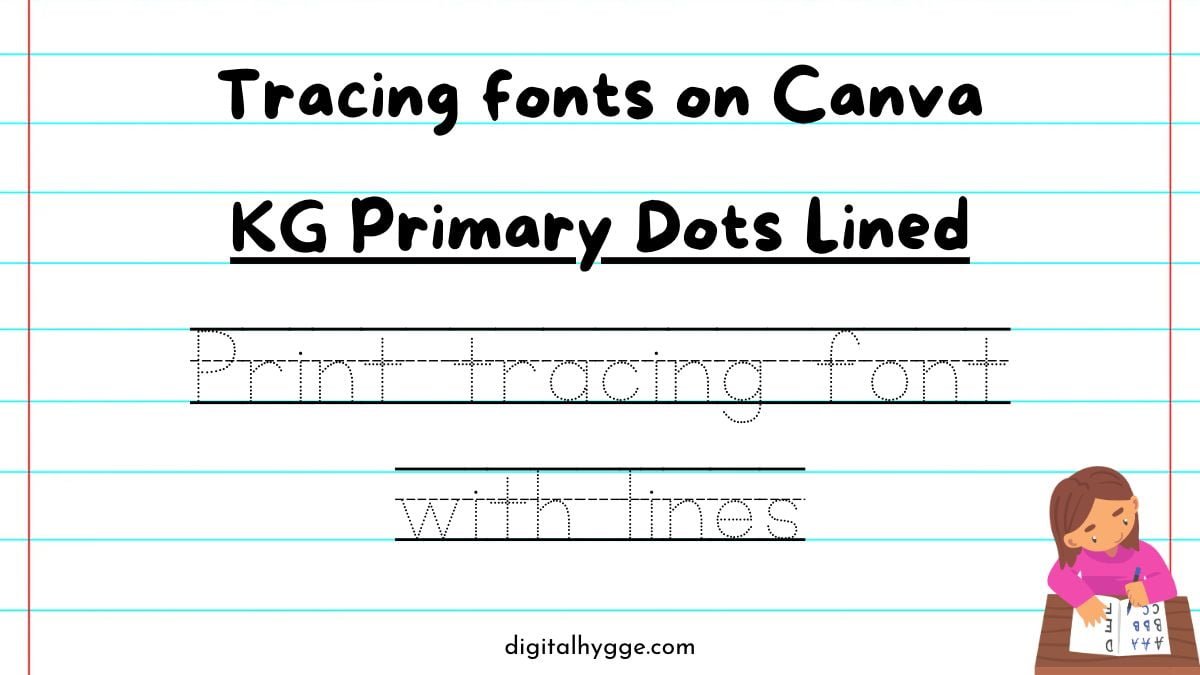 Tracing Fonts on Canva ️ | Digital Hygge