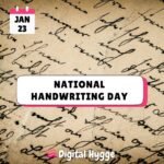 National Handwriting Day - Digital Hygge