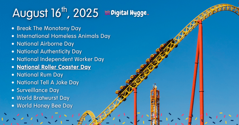 August 16 National Days - Digital Hygge